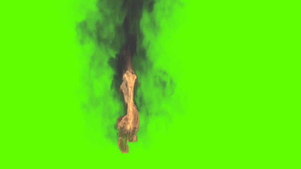 fire in green screen (natural gas) HD - YouTube