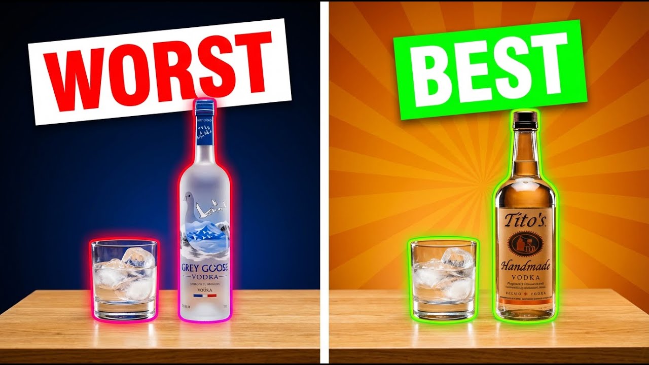 11 Famous Vodka Brands Ranked Worst to Best! - YouTube