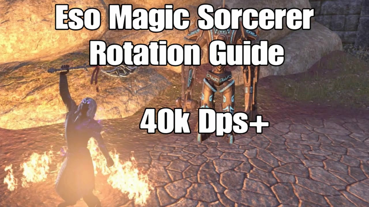 ESO: Magic Sorcerer Rotation Guide for Endgame pve (Morrowind) - YouTube
