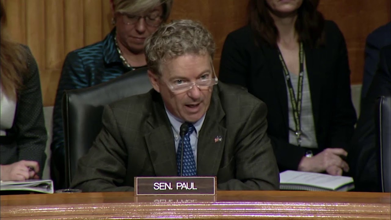 Sen. Paul Questions FBI Director on Domestic Spying - Oct. 10, 2018 ...