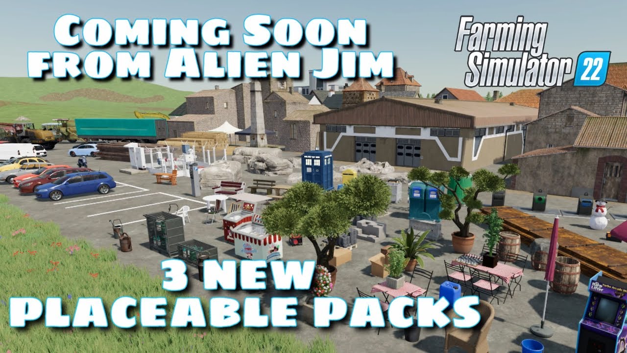 Coming Soon!! | Alien Jim's Placeable Packs | Farming Simulator 22 ...