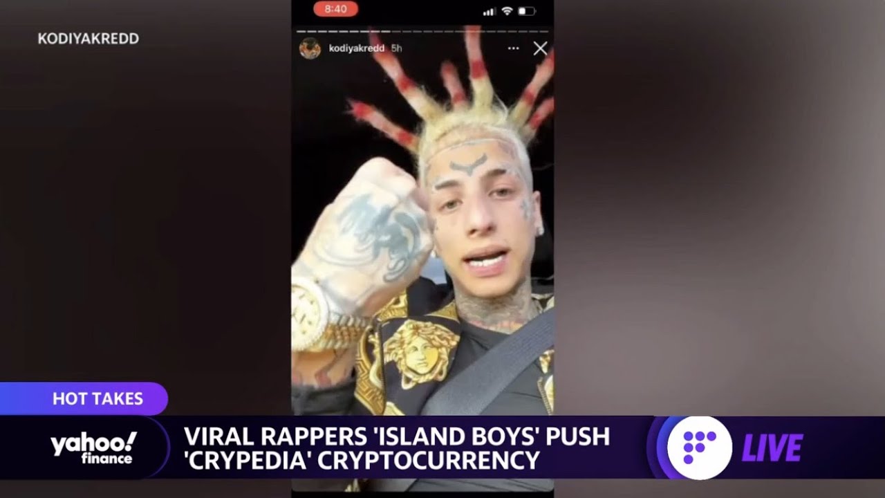 Viral rappers 'Island boys' push cryptocurrency 'Cryptpedia,' raising ...