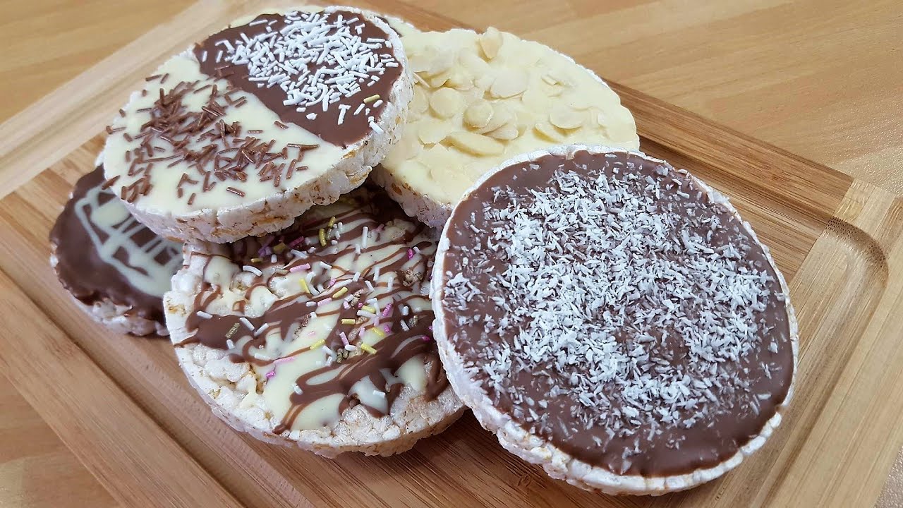 Gallette di riso al Cioccolato | Ricetta - SugarDany89 - YouTube