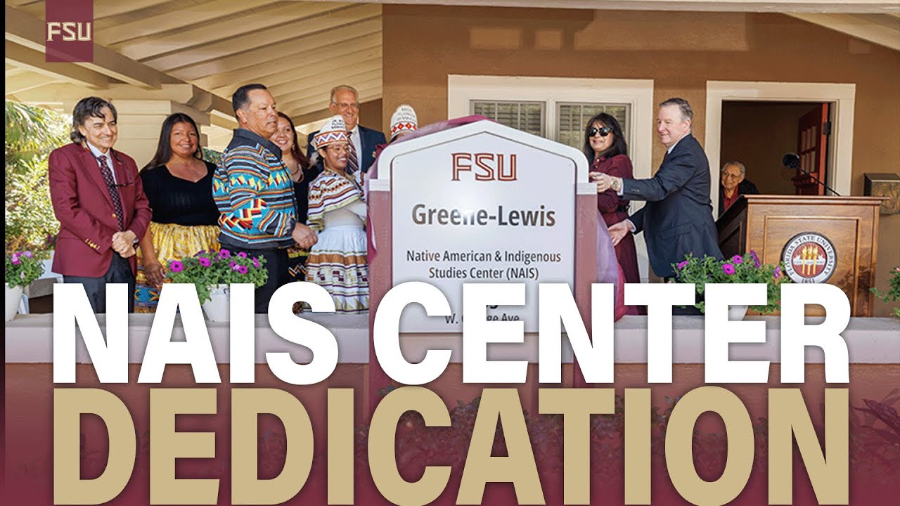FSU Dedicates the Native American and Indigenous Studies Center - YouTube
