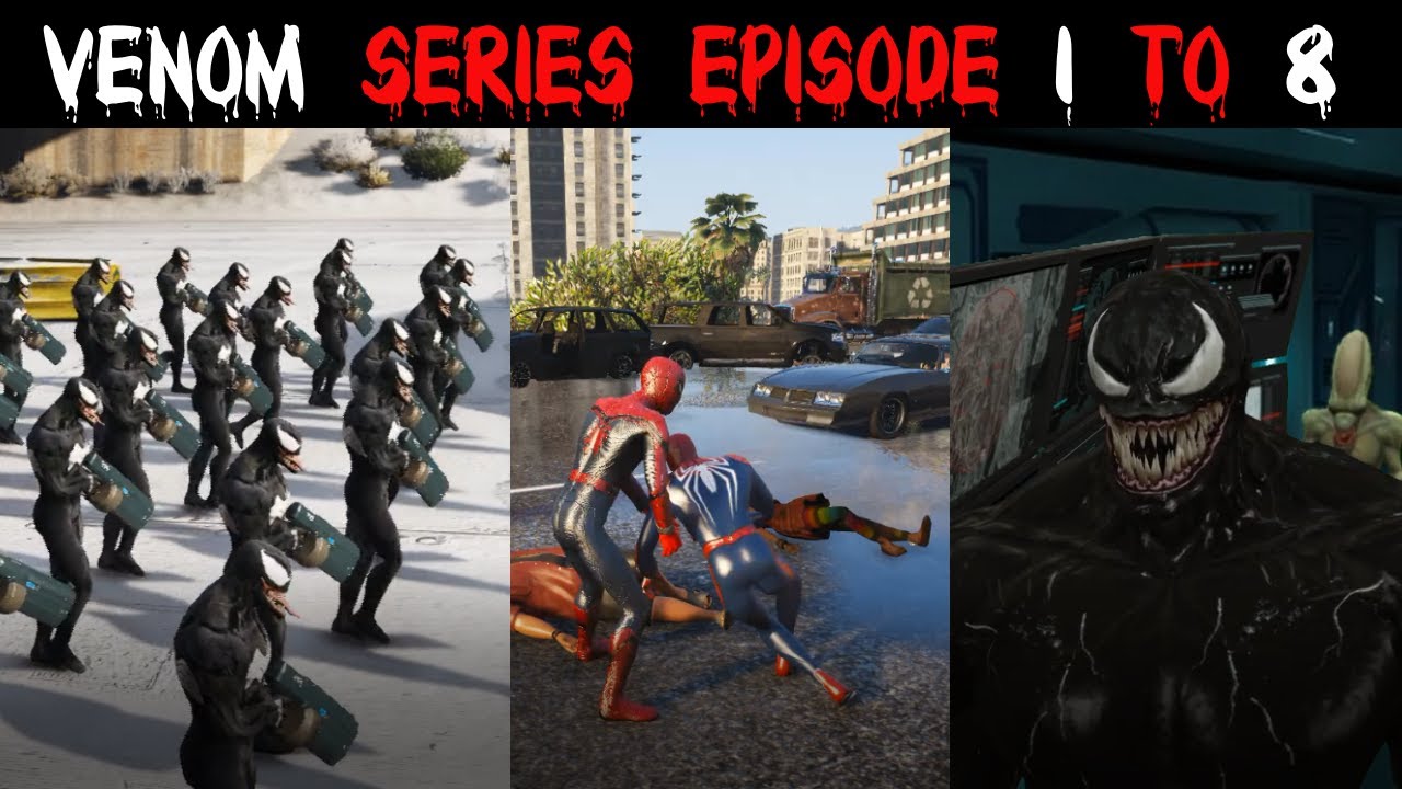GTA 5 Venom series Spider-Man vs Venom: Invasion Earth. episode 1 - 8 ...