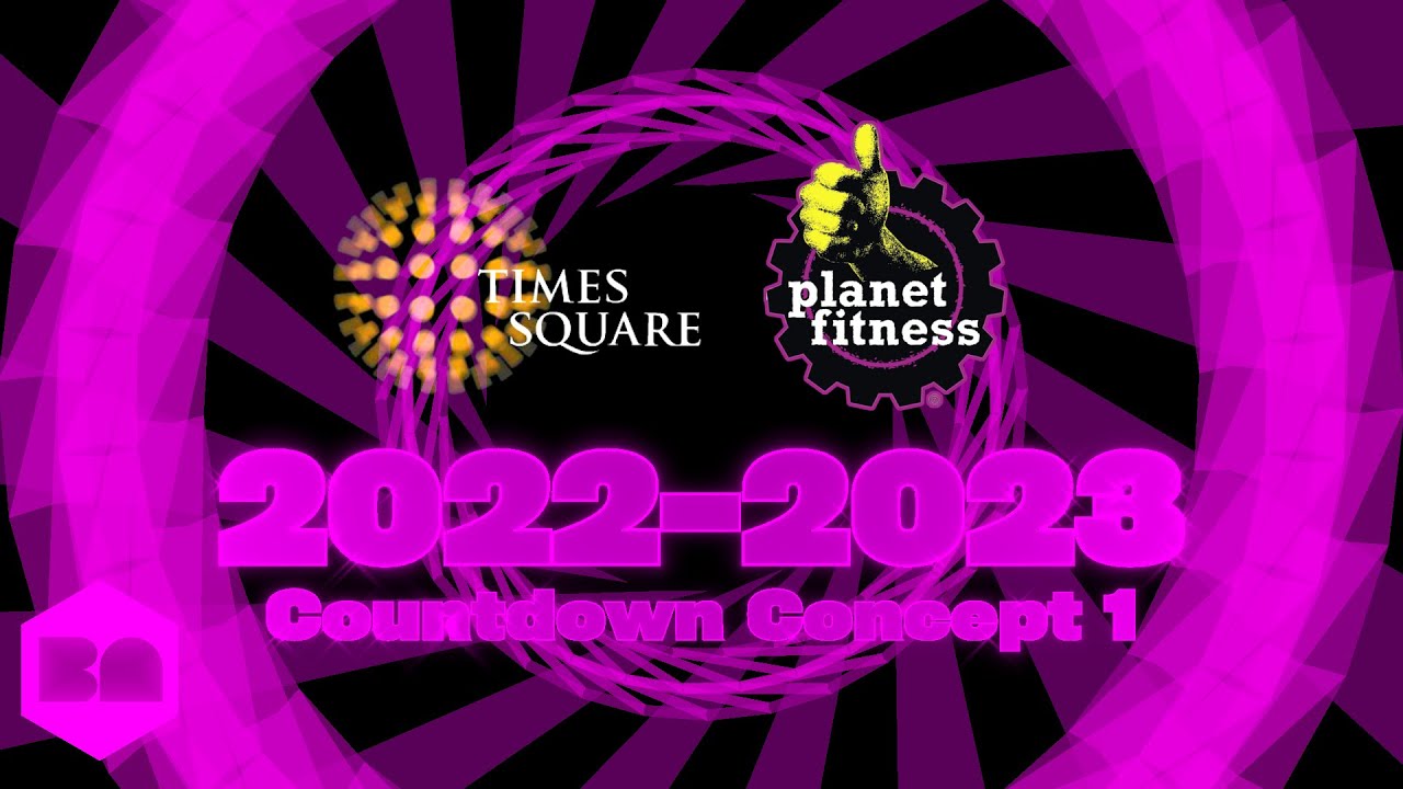 2022-2023 Times Square Countdown Concept #1 (No Audio) - Countdowns R ...
