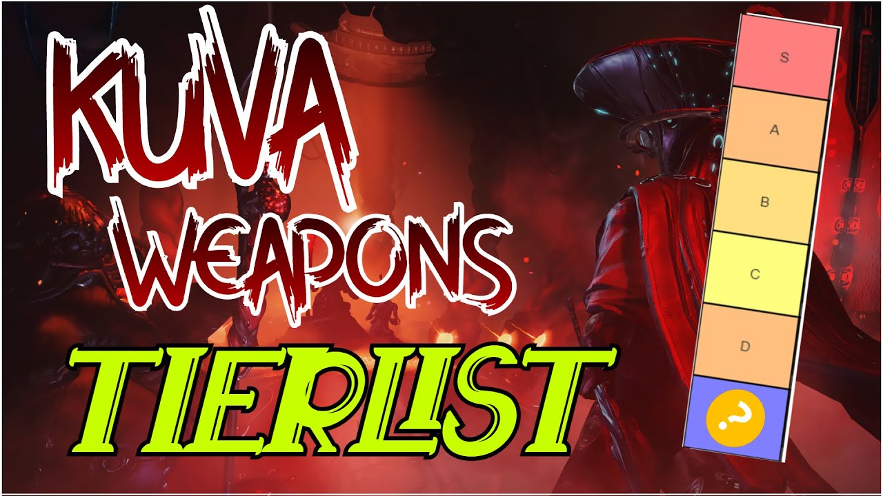 KUVA WEAPONS TIERLIST - YouTube