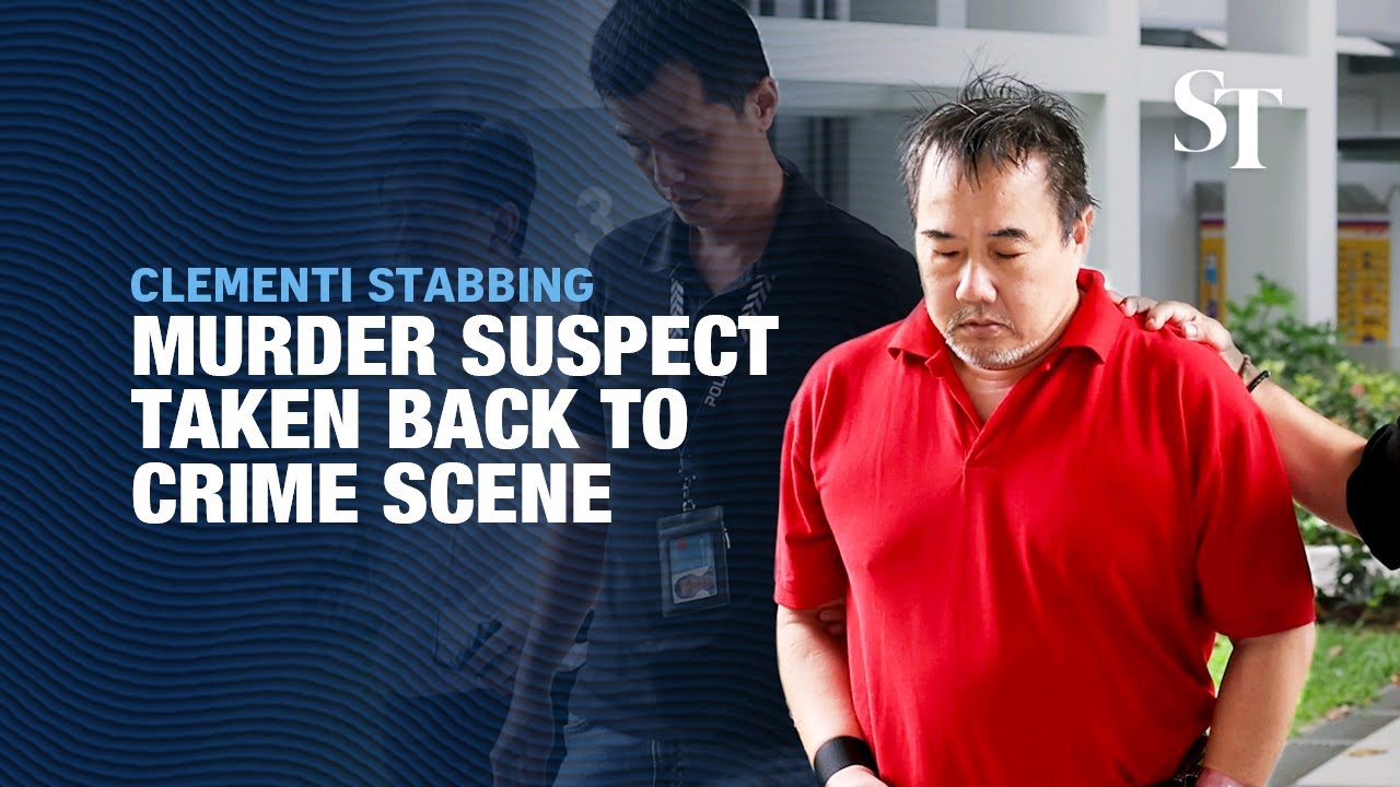Murder suspect in Clementi stabbing taken back to crime scene - YouTube