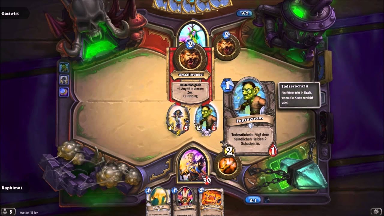 Let´s Play Hearthstone: Heroes of Warcraft #1 Hallo, erstmal... - YouTube