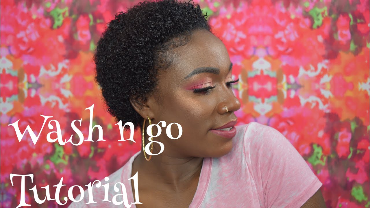 WASH N GO ROUTINE FOR TWA | NATURAL HAIR - YouTube