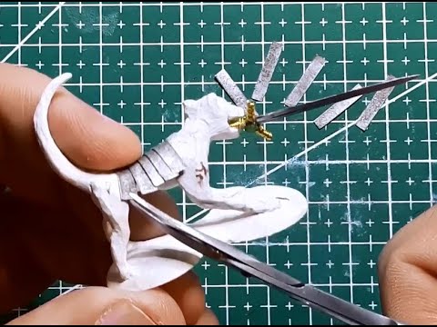 Making Your Own Minis - making armor out of actual metal - YouTube