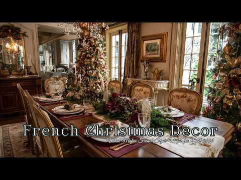 🎄French Christmas Decorating Ideas | What Makes French Style Unique for Noël 2025