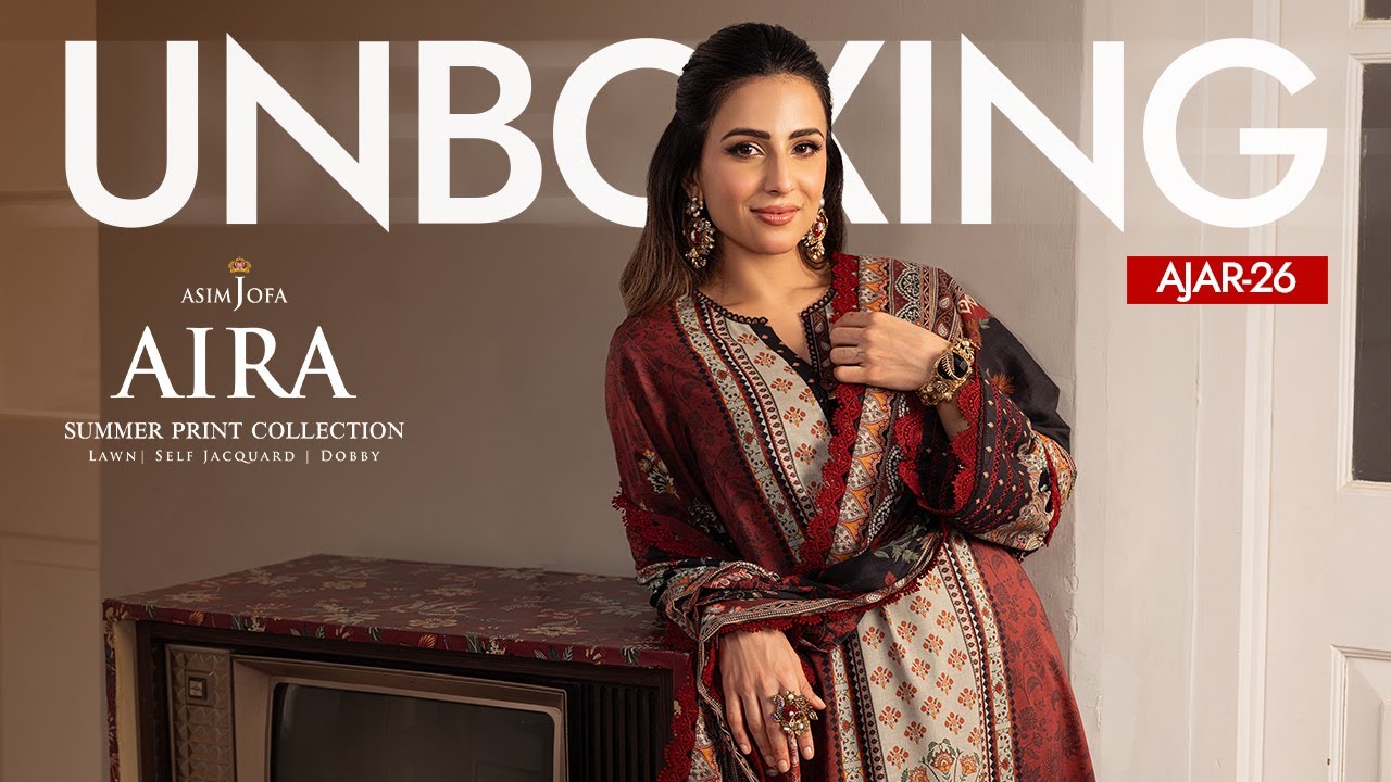 Aira - Summer Print Collection by Asim Jofa | Shop Now | AJAR-26 - YouTube