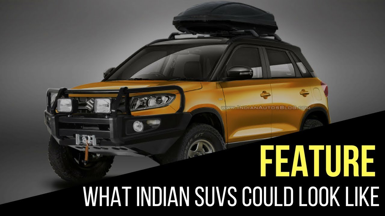 Modifed Indian compact SUVs : this is how they could look like - YouTube