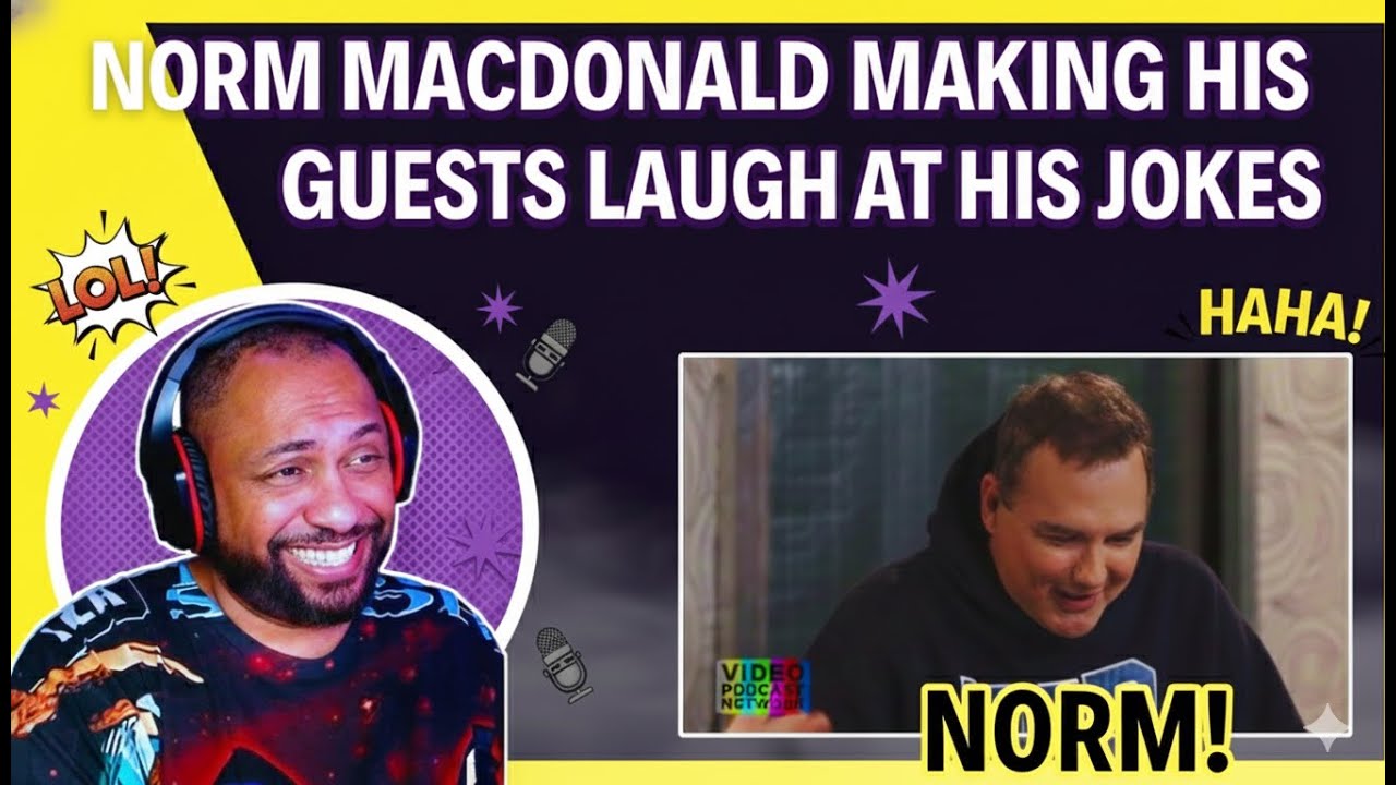 FIRST TIME REACTING TO | Norm Macdonald Making His Guests Laugh at the ...