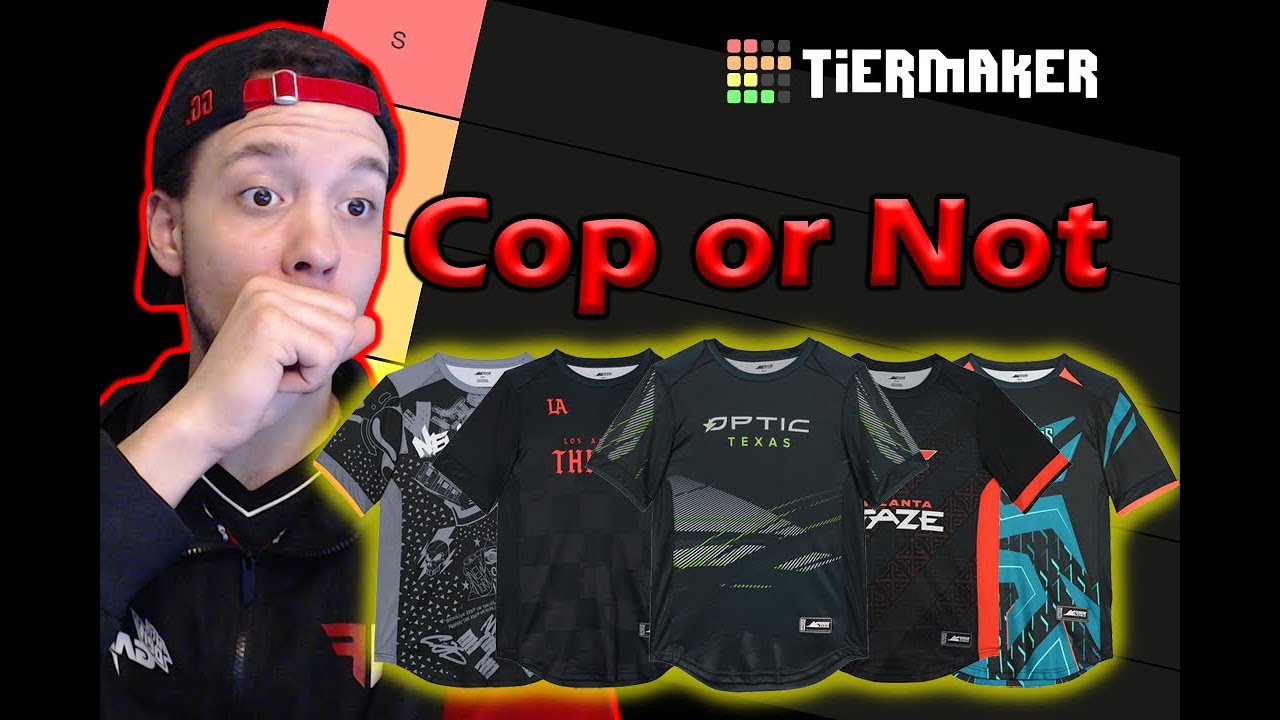 2023 CDL Season Jersey Tier List - YouTube