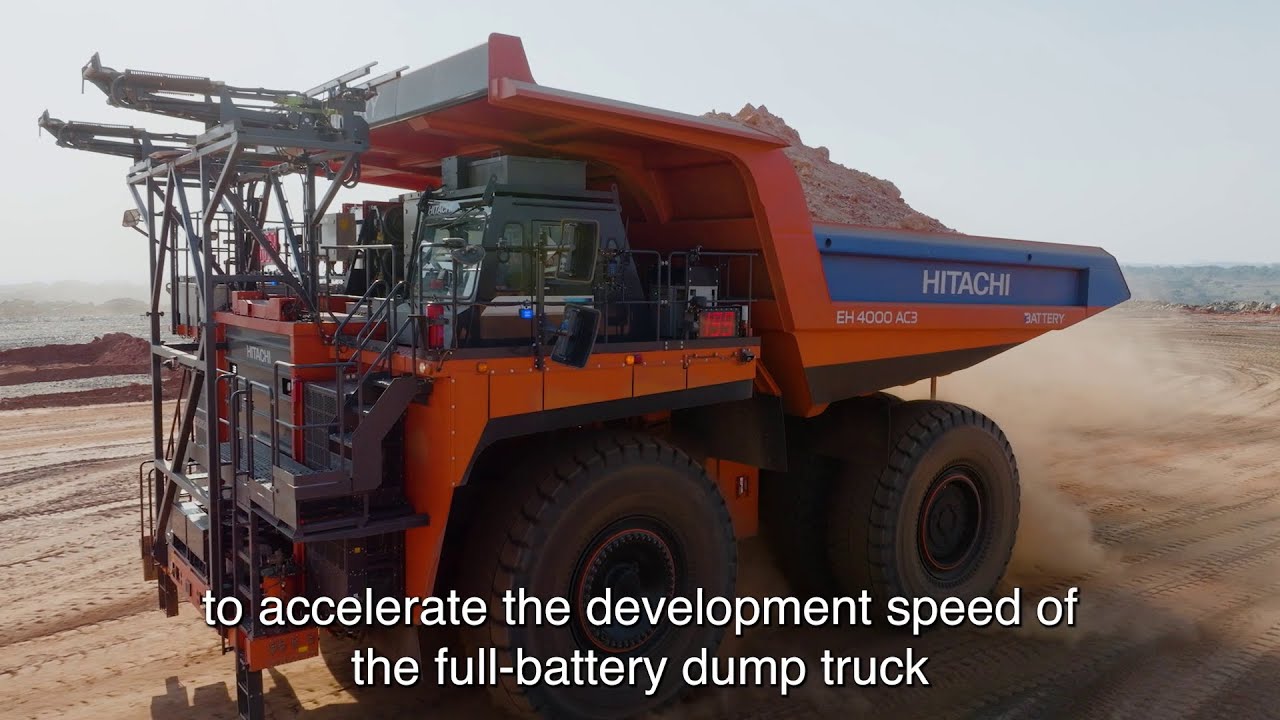 Full battery dump truck video - YouTube