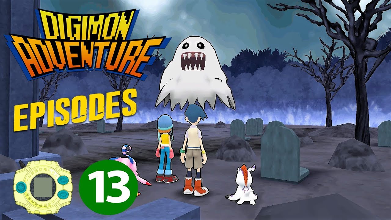 The Dancing Ghost! Bakemon | Digimon Adventure 4K | EP 13 [ENG] - YouTube