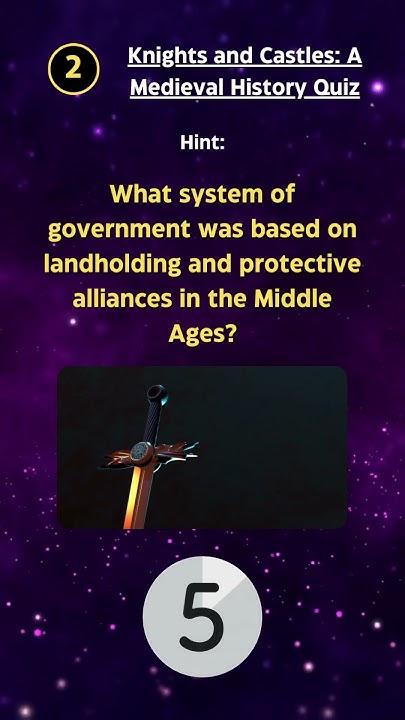 Knights and Castles: A Medieval History Quiz Part 1 - YouTube