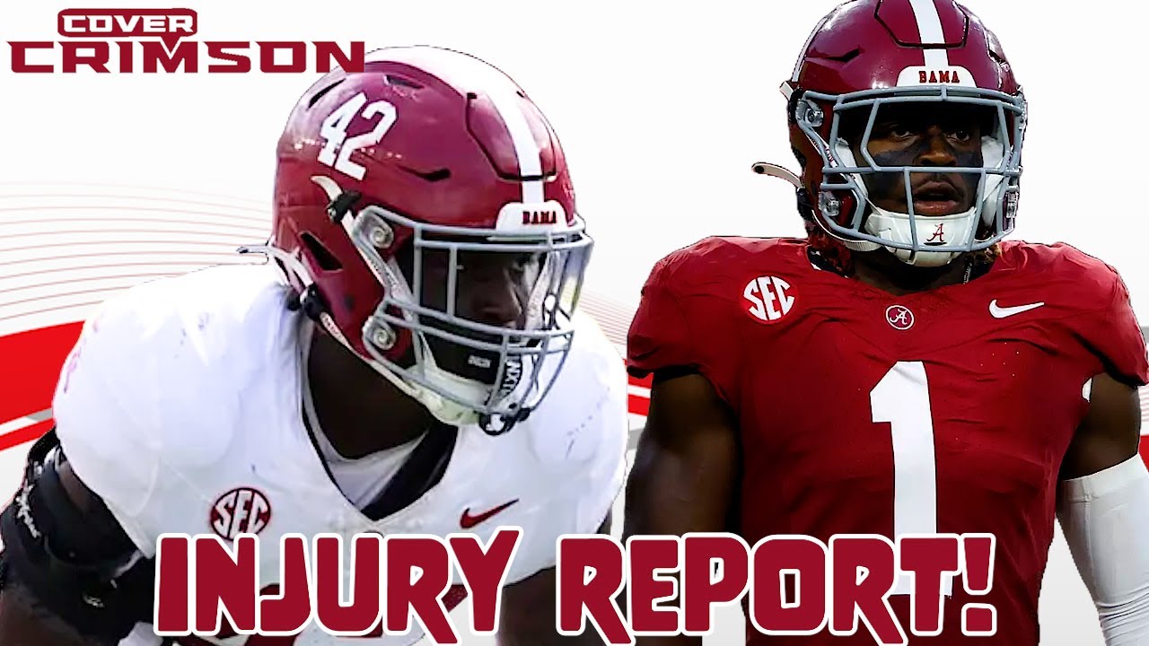 Law & Pierre Headline INJURY REPORT! | Alabama Football News | Cover ...