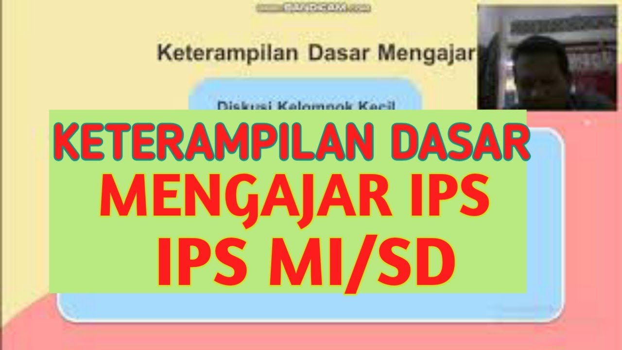 Pengantar Materi Keterampilan mengajar IPS SD/MI - YouTube