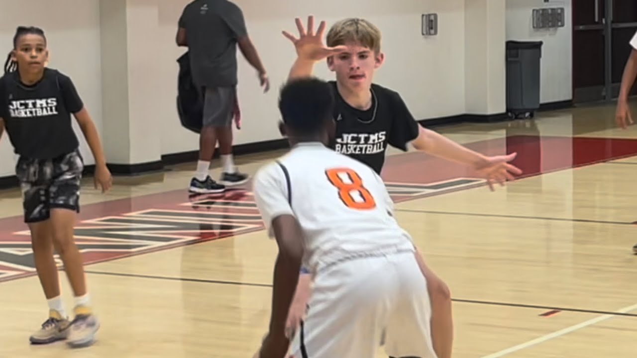 JCTMS vs W.E.B. DuBois - Trey Hillerich Highlights - Manual HS Jamboree ...