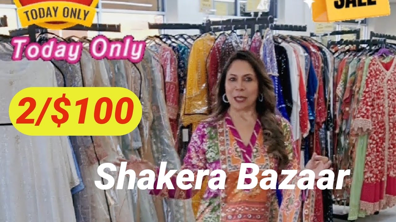 Part 1 Mega Sale at Shakera Bazaar Pakistani Clothing in Houston Texas ...