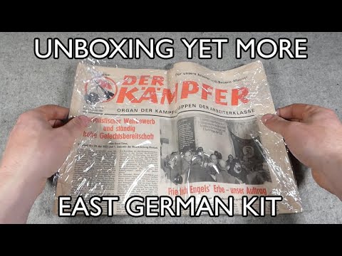 Unboxing Yet More East German Kit - YouTube