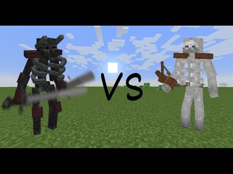 Mutant Skeleton Vs Mutant Wither Skeleton - YouTube