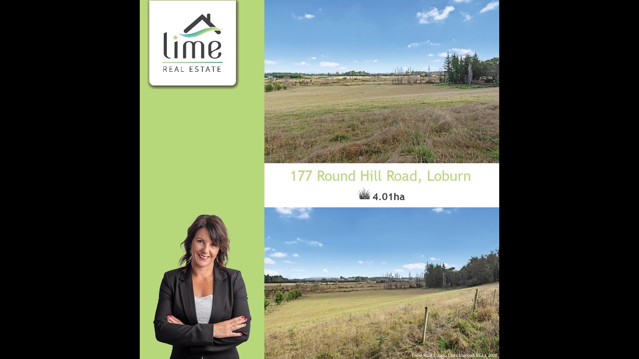 Lime Real Estate presents... 177 Round Hill Road, Loburn - YouTube