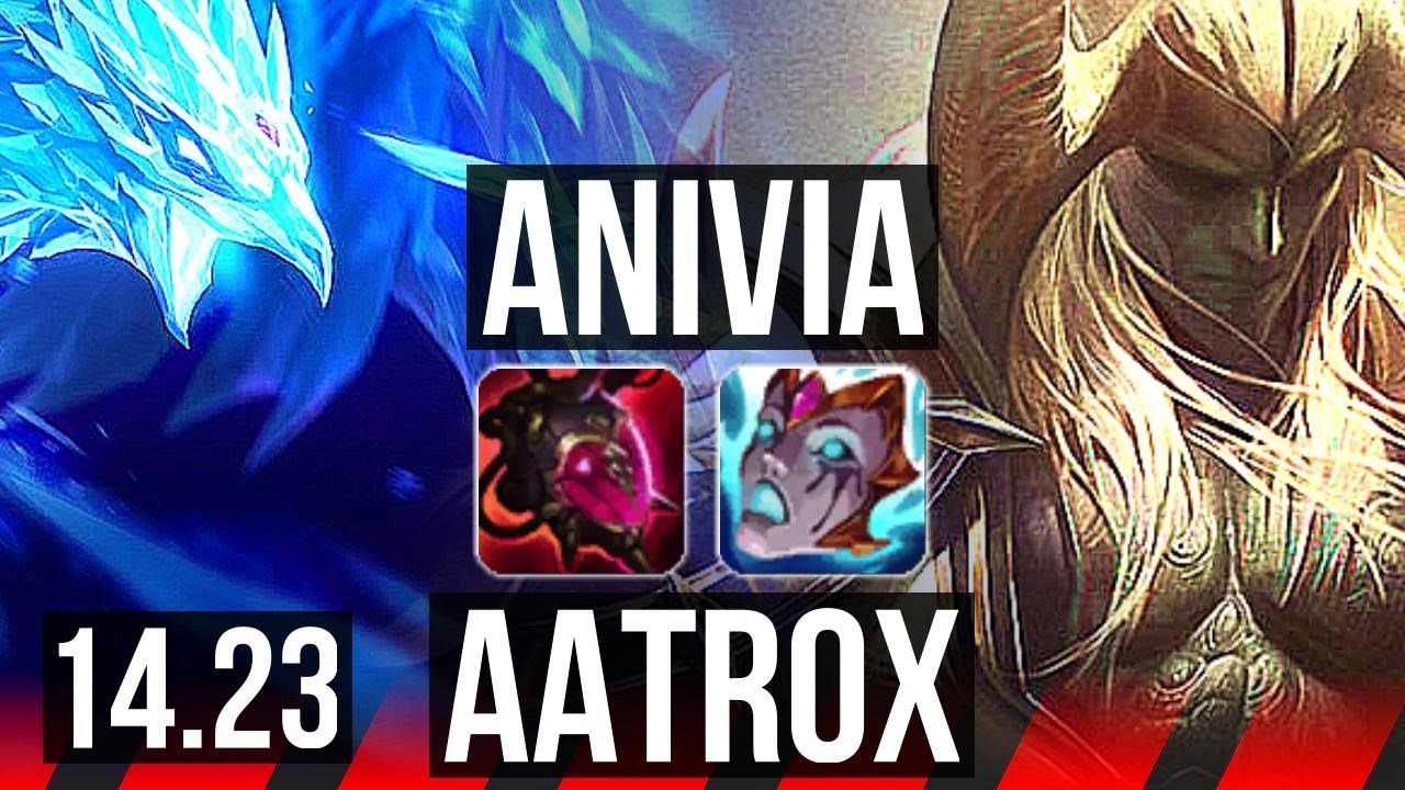 ANIVIA vs AATROX (TOP) | Rank 2 Anivia, 3/2/8 | KR Grandmaster | 14.23 ...