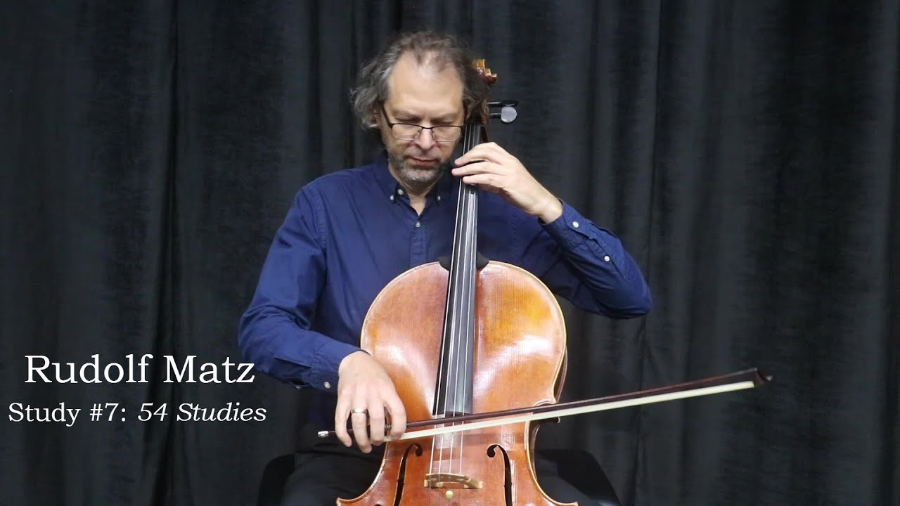 Rudolf Matz: Study #7-12//"For Young Hands": 54 Short Studies for Cello ...