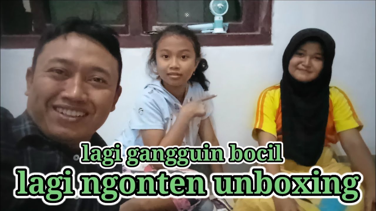 gangguin bocil yang lagi belajar ngonten unboxing - YouTube
