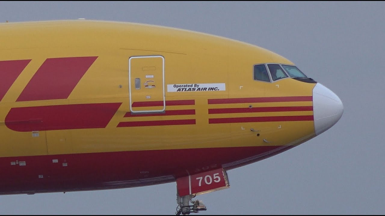 Atlas Air Boeing 777F N705GT Landing at NRT 16L - YouTube