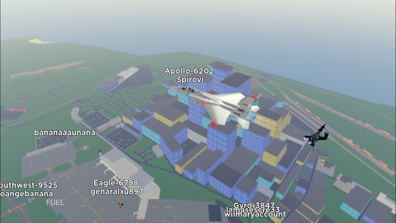 Skydiving from a fighter jet in roblox! - YouTube