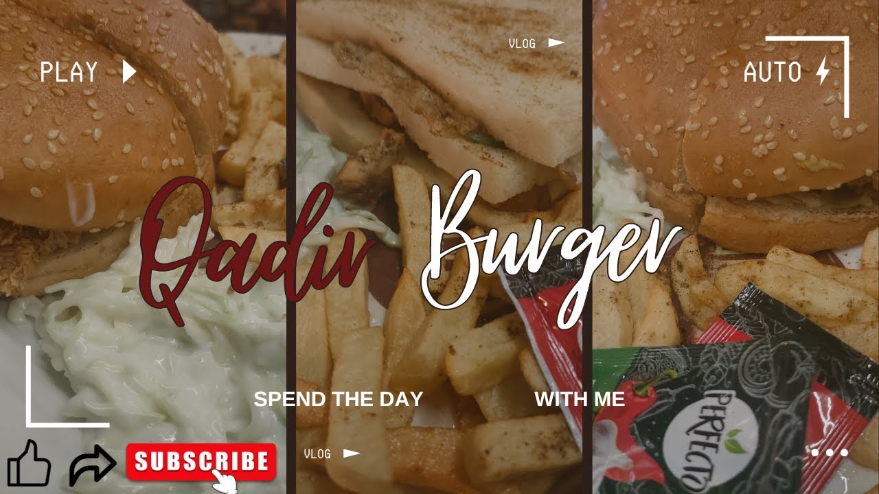 Famous Qadir Burger | مشہور قادر برگر | Iqbal Town Lahore | Enjoy With ...