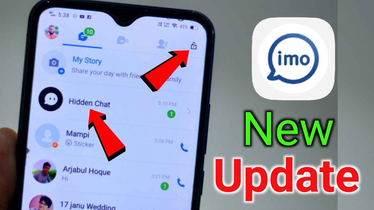 imo তে নতুন settings | Hidden Chat | imo Passcode | passcode protection - YouTube