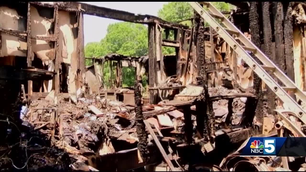 Vermont family returns from daughter's Make-A-Wish to burned home - YouTube