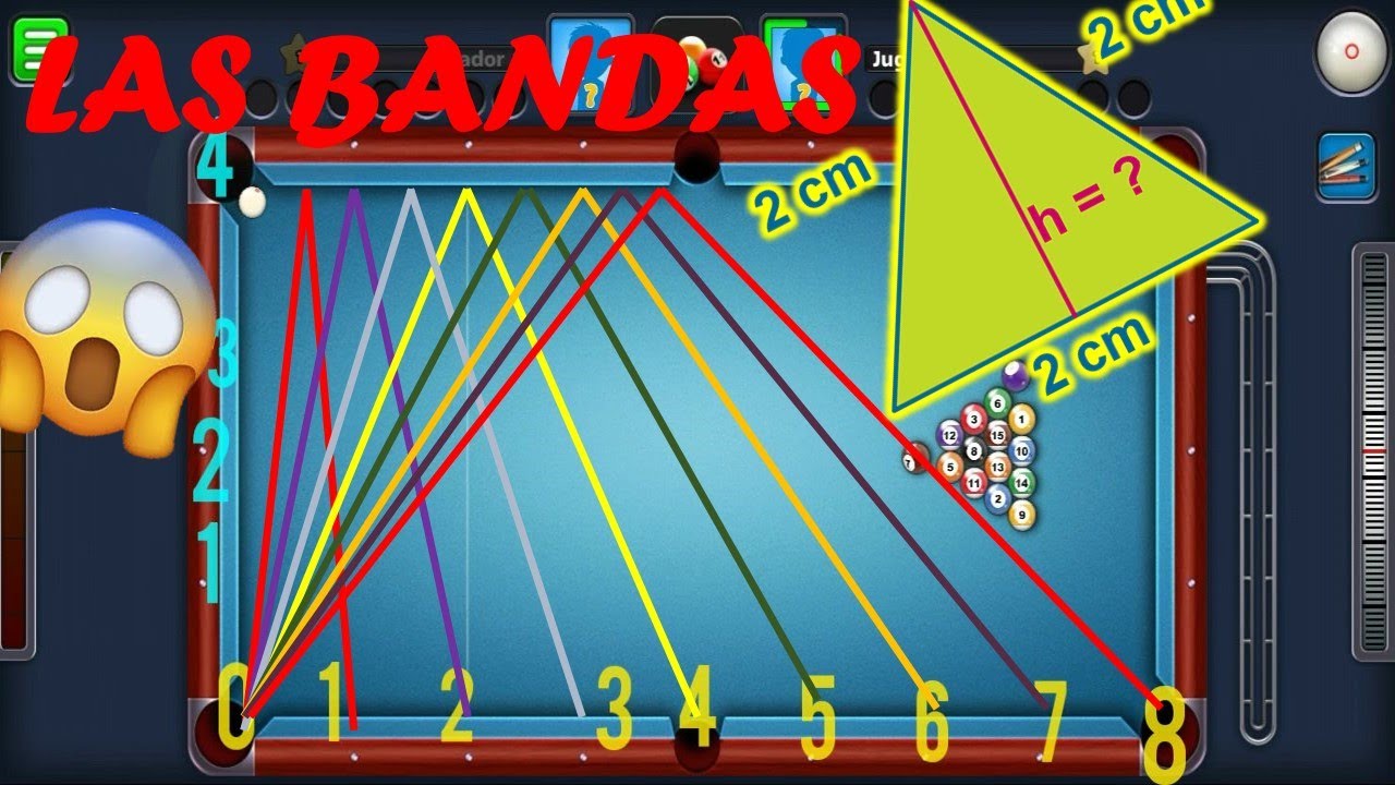 TUTORIAL DE COMO HACER BANDAS EN 8 BALL POOL / LOS DOS MEJORES MÉTODOS *EPICO* - CLEROBING - YouTube