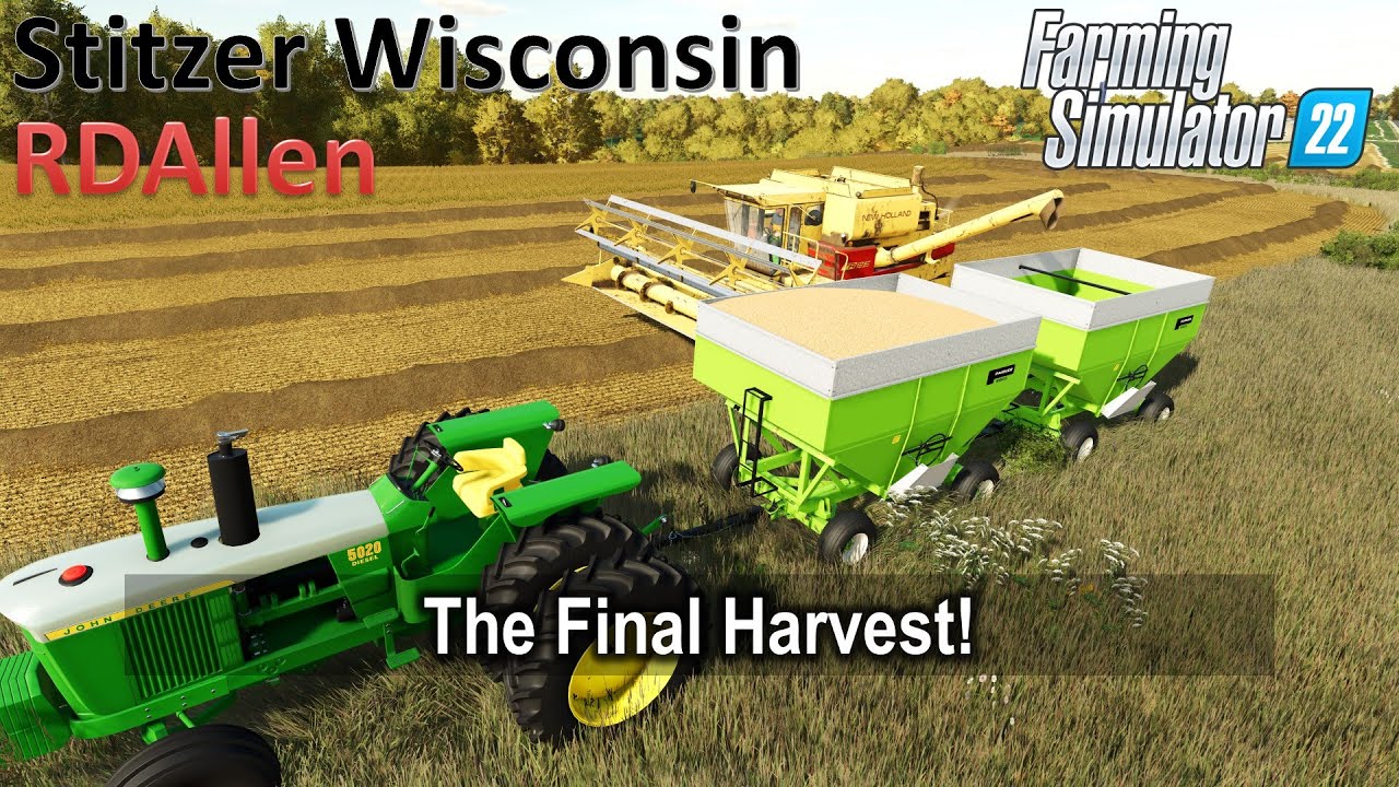 The Final Harvest! | E44 Stitzer Wisconsin | Farming Simulator 22 - YouTube