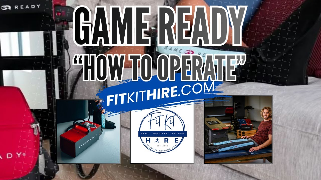 ️ Fit Kit Hire | How to Operate the Game Ready Ice Compression Machine ...