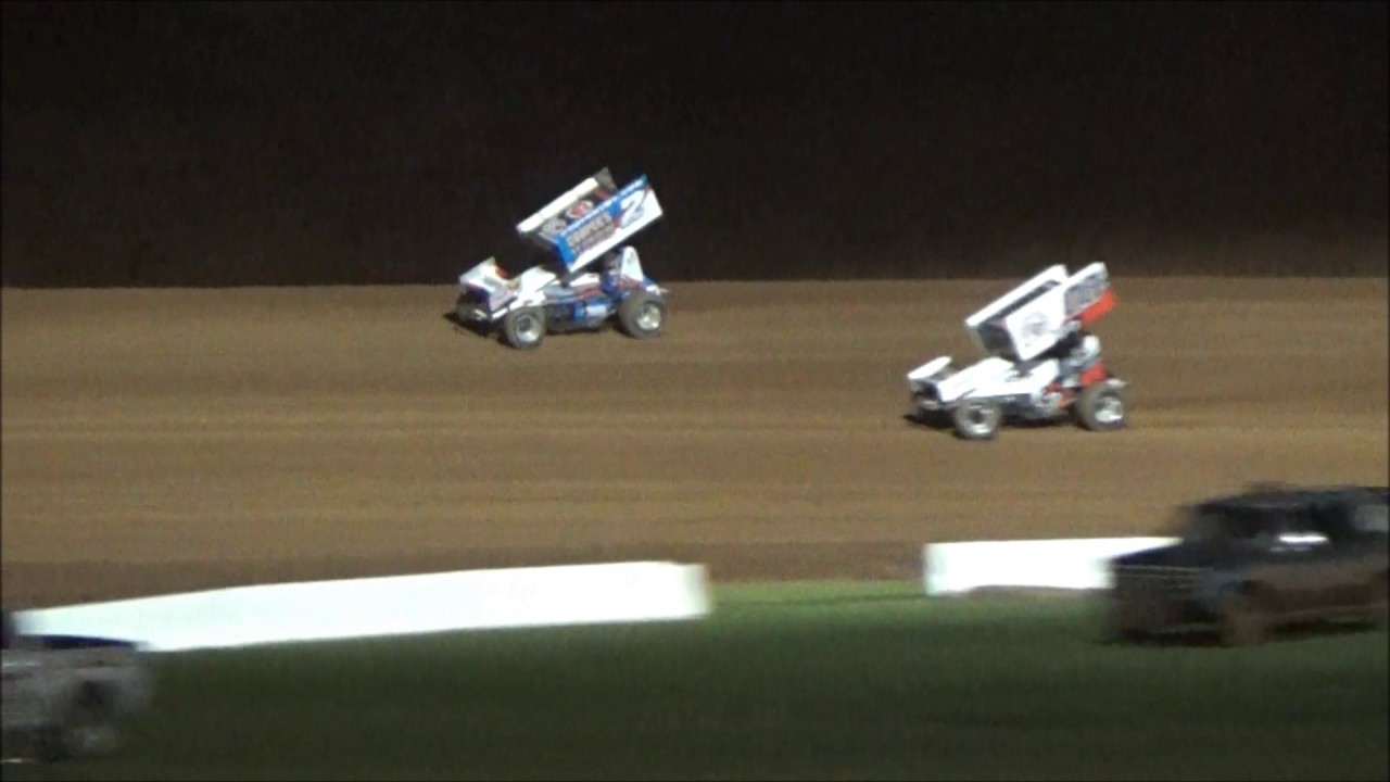 AJ Flick 410 Sprint Lernerville Speedway April 28, 2017 - YouTube