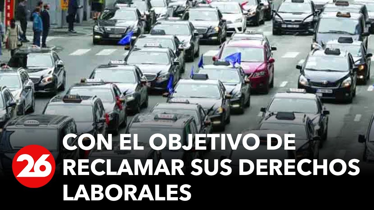 Bélgica: protesta de trabajadores de Uber - YouTube