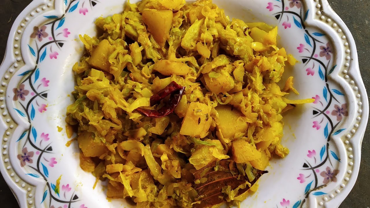 Badhakopi Vaja |Bengali Village Food Cabbage Fry Recipe |Badhakopi ...