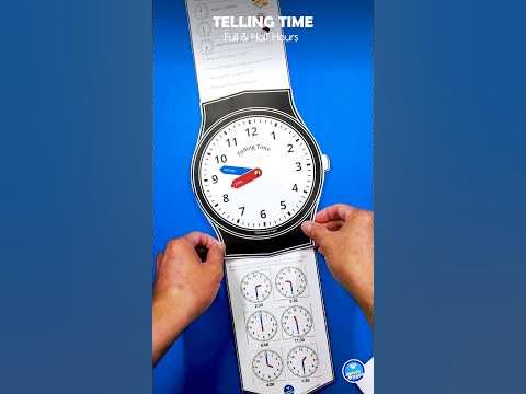 Telling Time Full and Half Hours Craft - YouTube