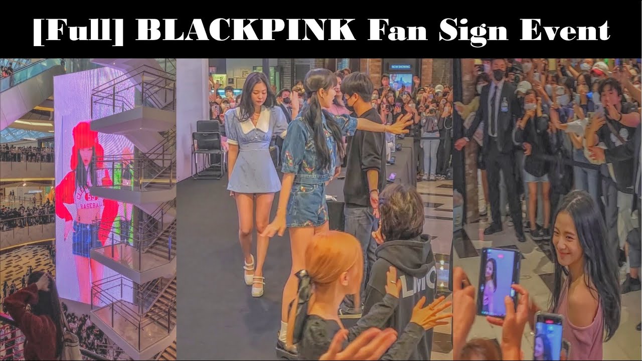 BLACKPINK Fan Sign Event Full Ver. - YouTube