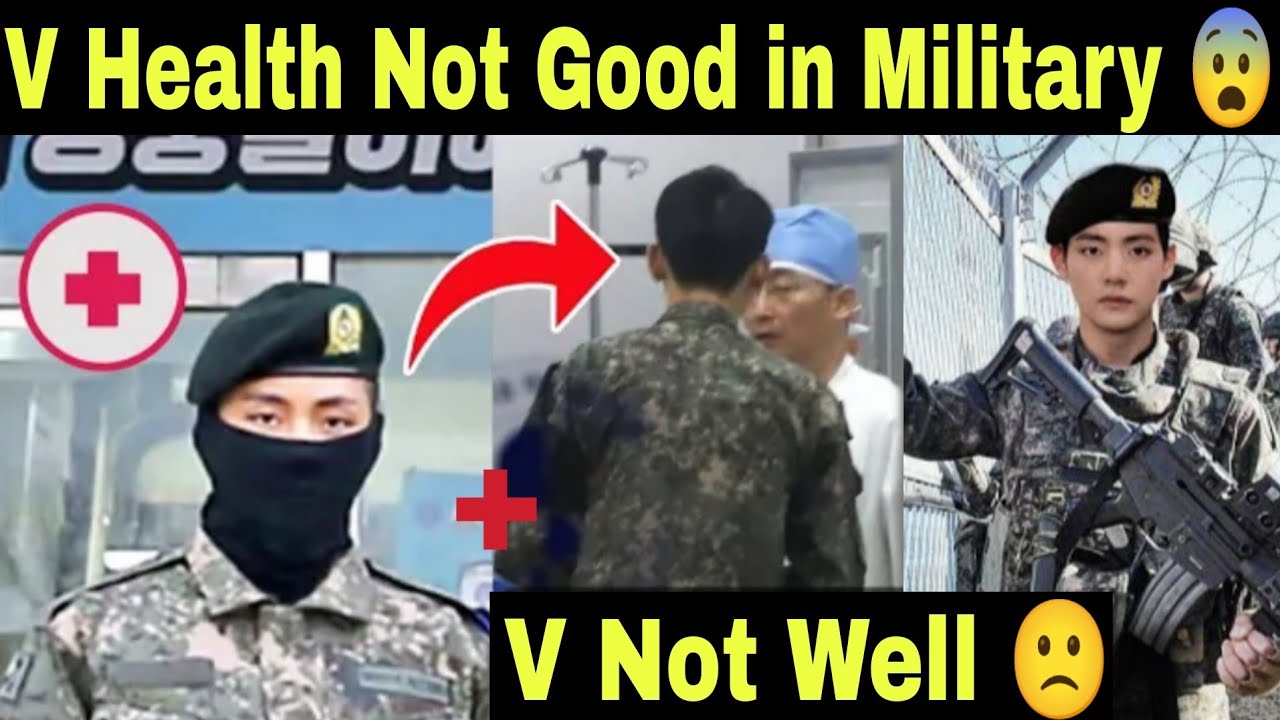 BTS V in Military Hospital 😨 Serious Health Condition 🙁 BTS V is ill in ...