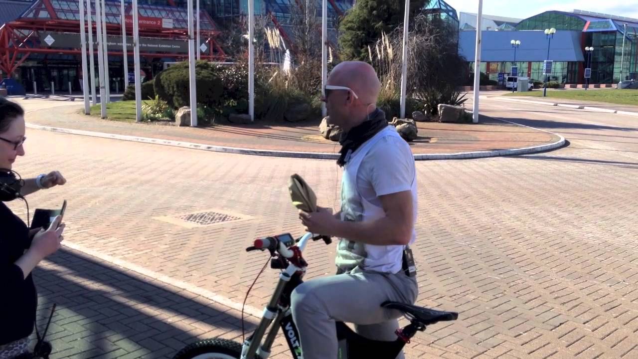 Jason Bradbury on the Voltz E Trail @ Gadget Show Live - YouTube