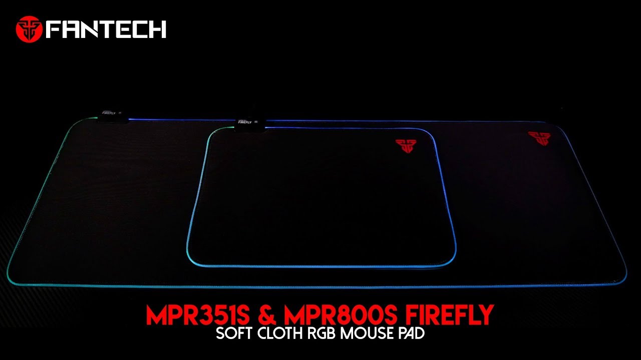 MPR351S & MPR800S FIREFLY SOFT CLOTH RGB MOUSE PAD - YouTube