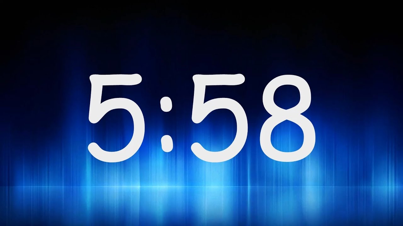5:58 Minutes Timer / Countdown from 5min 58sec - YouTube